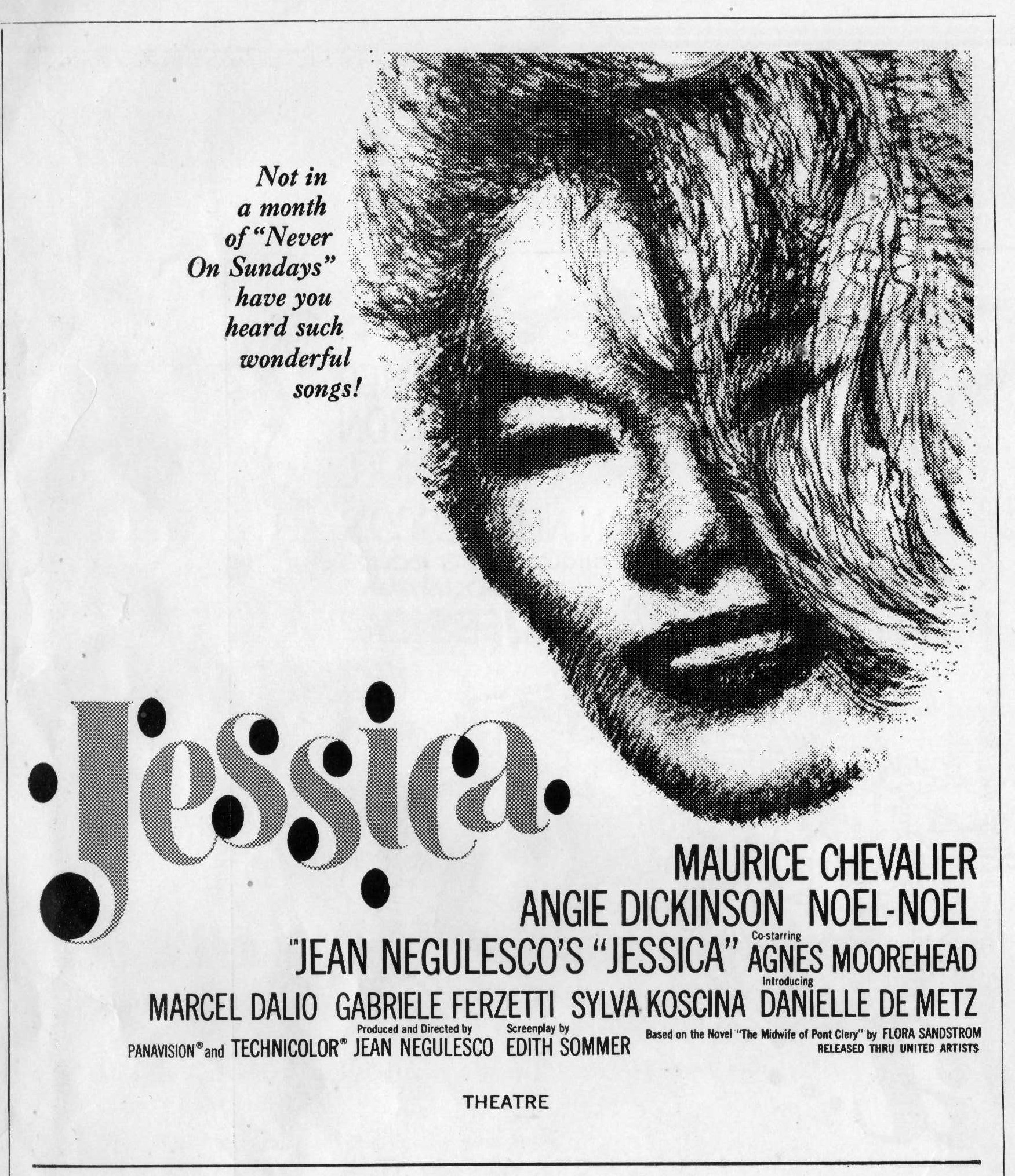 Selling Angie Dickinson – “Jessica” (1962) – The Magnificent 60s