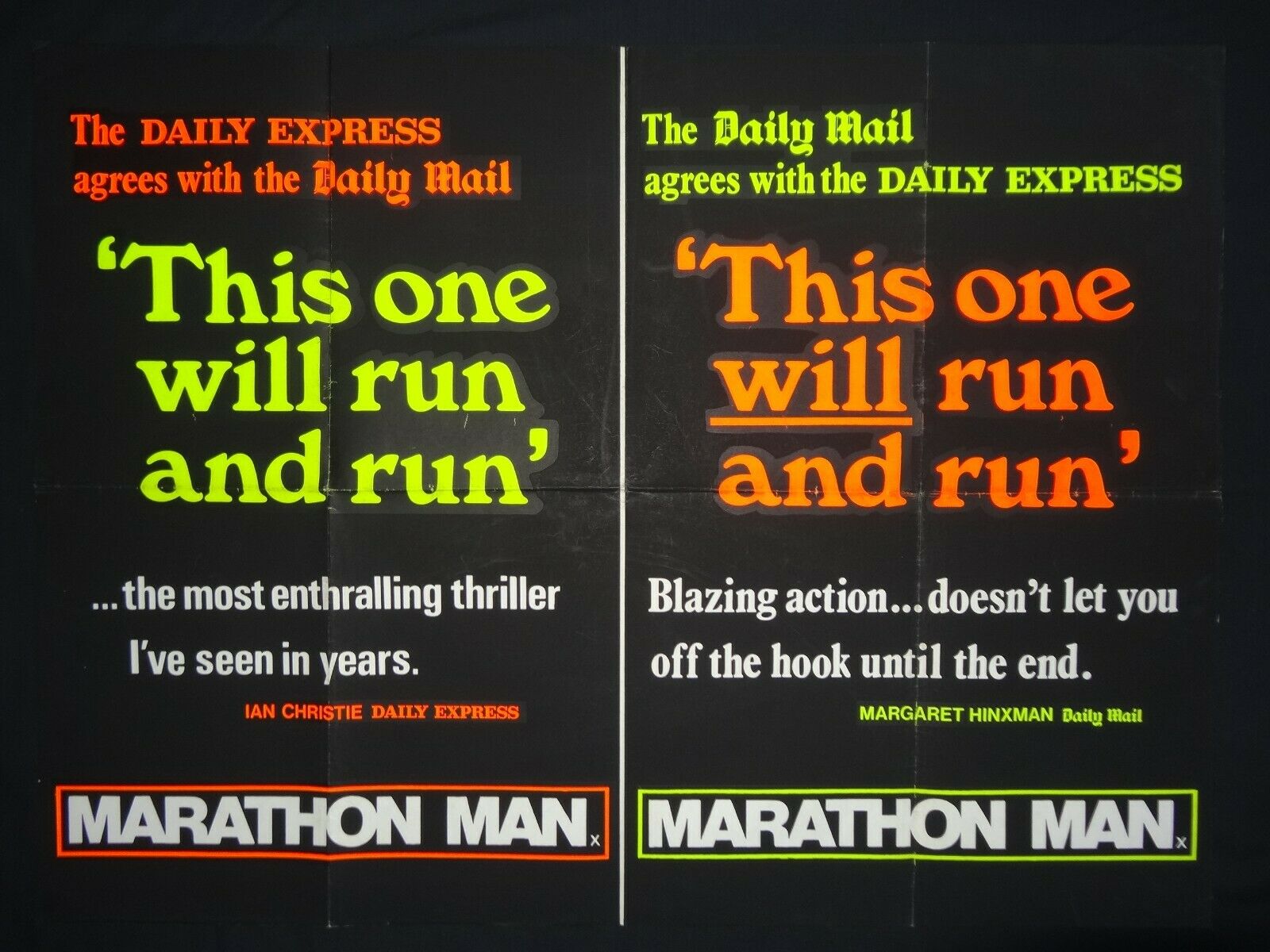 Marathon Man (1976) **** – The Magnificent 60s