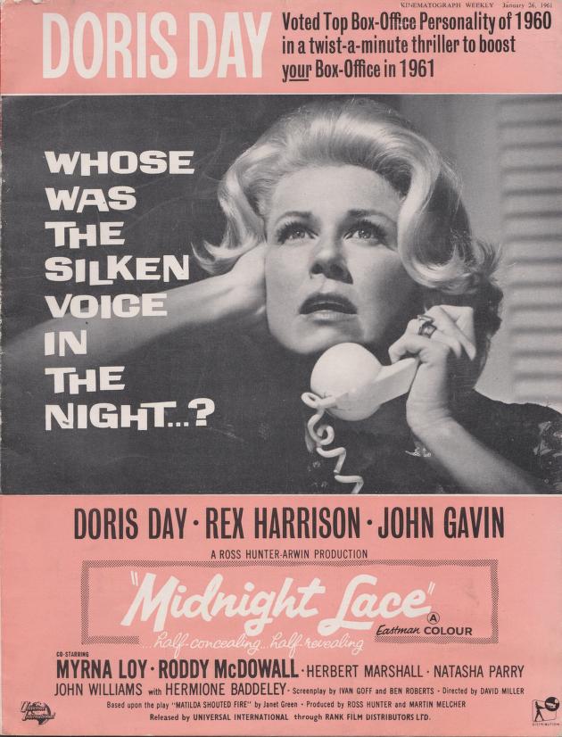 Midnight Lace (1960) **** – The Magnificent 60s