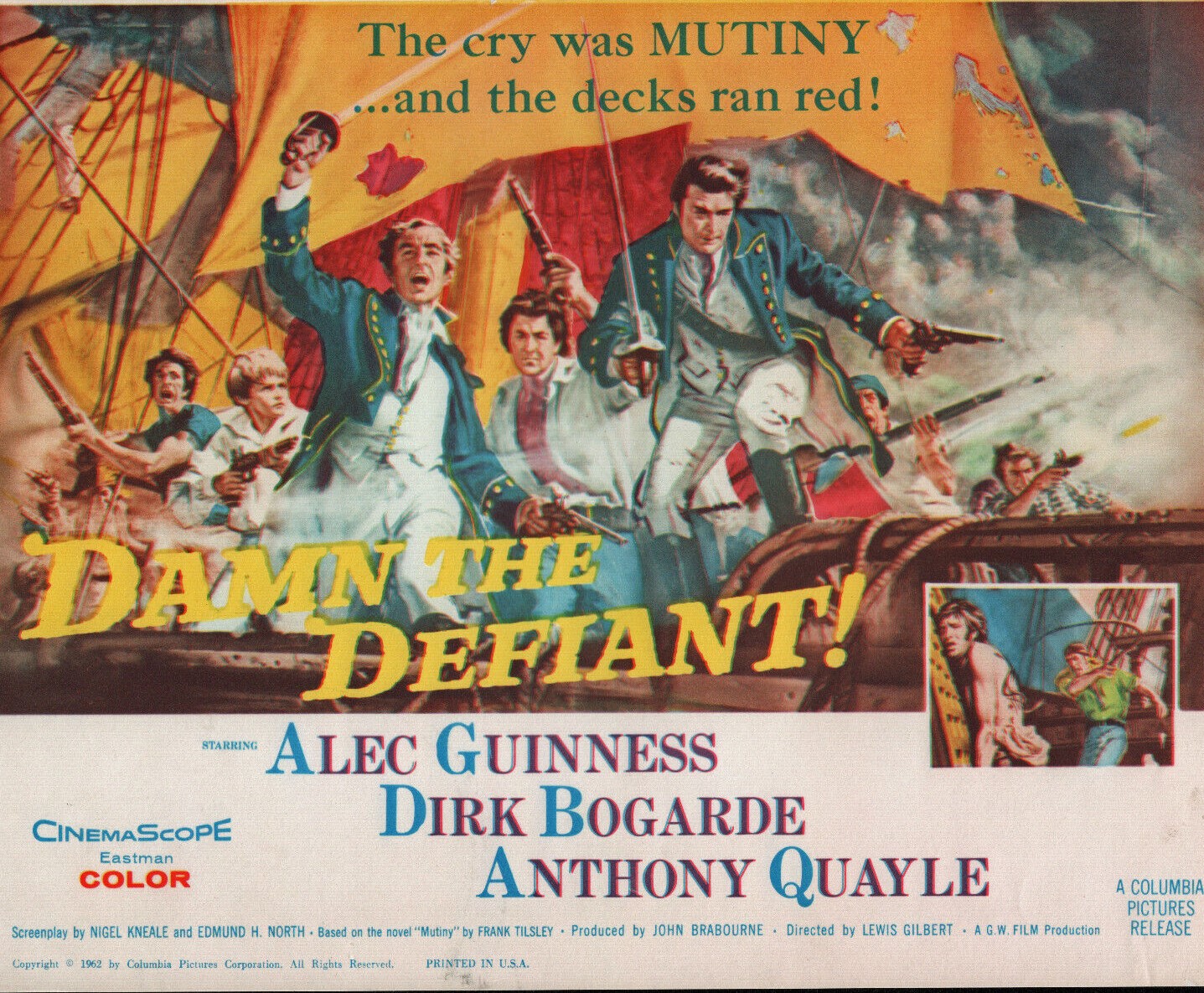 H.M.S. Defiant / Damn the Defiant! / The Mutineers (1962) **** – The ...