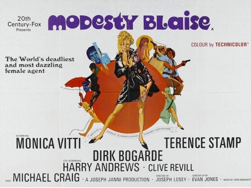 Modesty Blaise (1966) *** – The Magnificent 60s