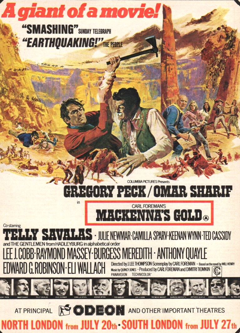 Behind the Scenes: Book into Film – “Mackenna’s Gold” (1969) – The ...