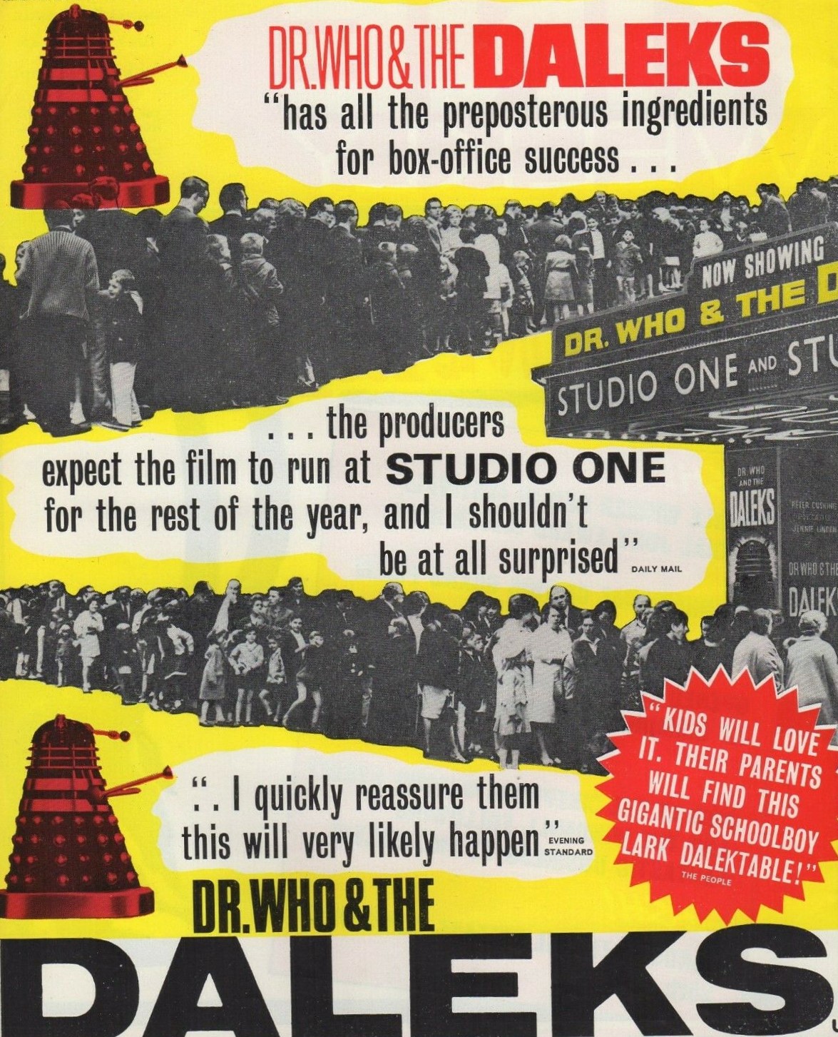 Dr Who and the Daleks (1965) *** – The Magnificent 60s