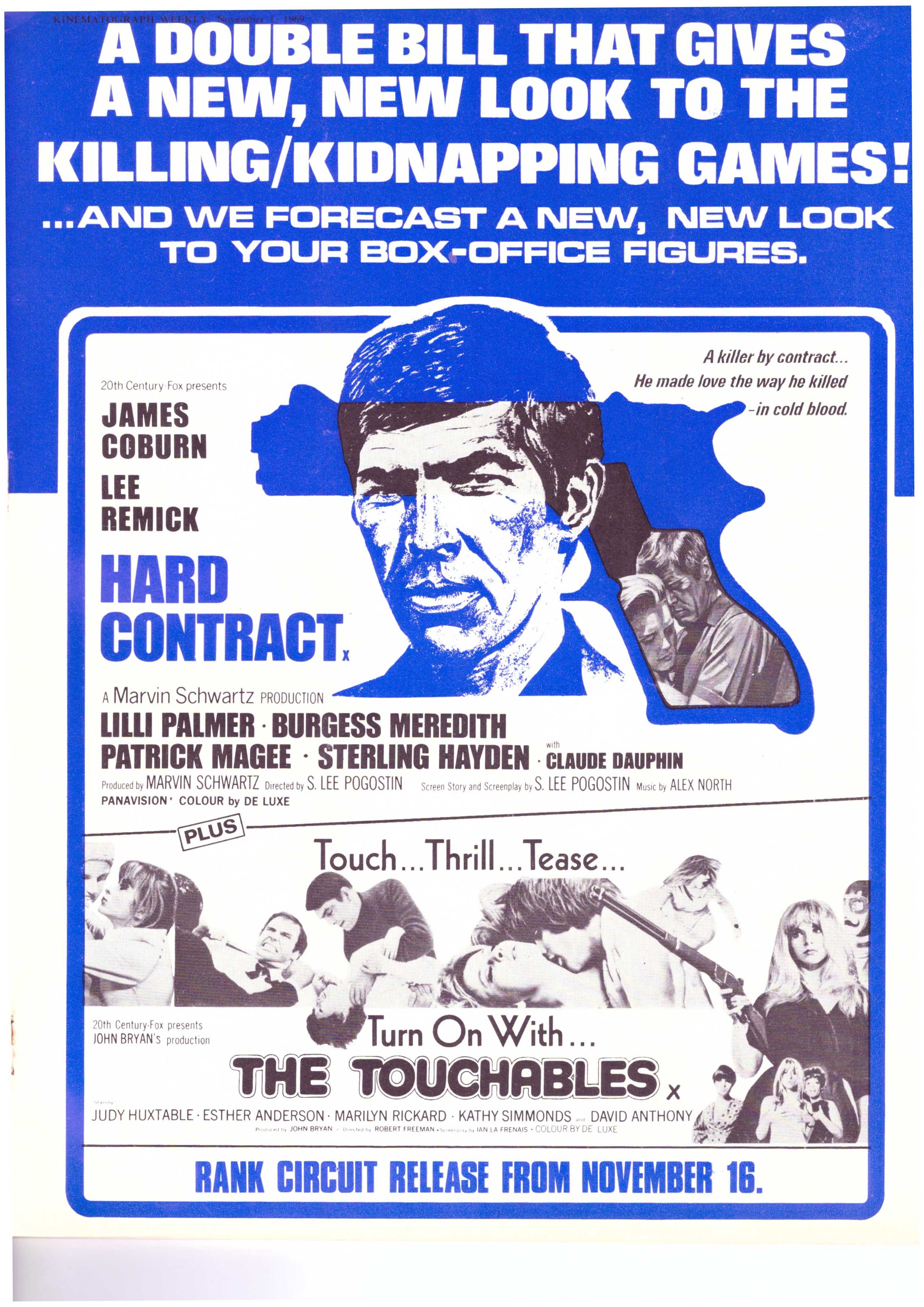 Hard Contract (1969) *** – The Magnificent 60s