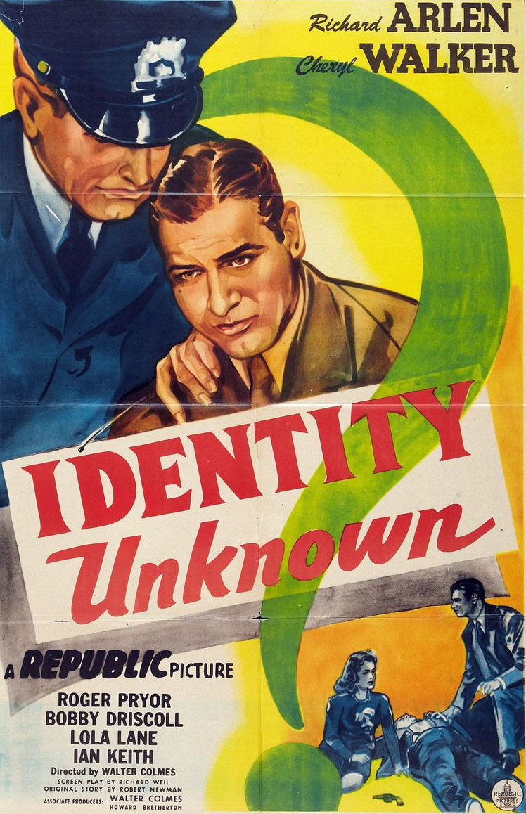 Identity Unknown (1960) *** – The Magnificent 60s