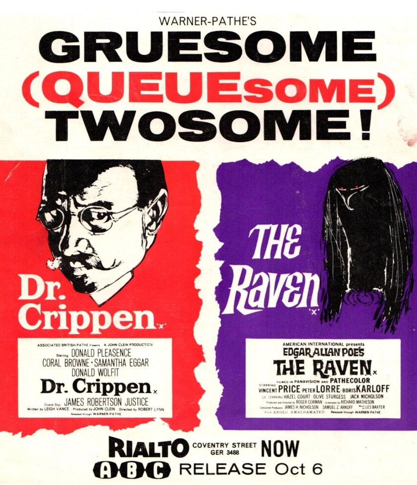 Dr Crippen (1963) *** – The Magnificent 60s