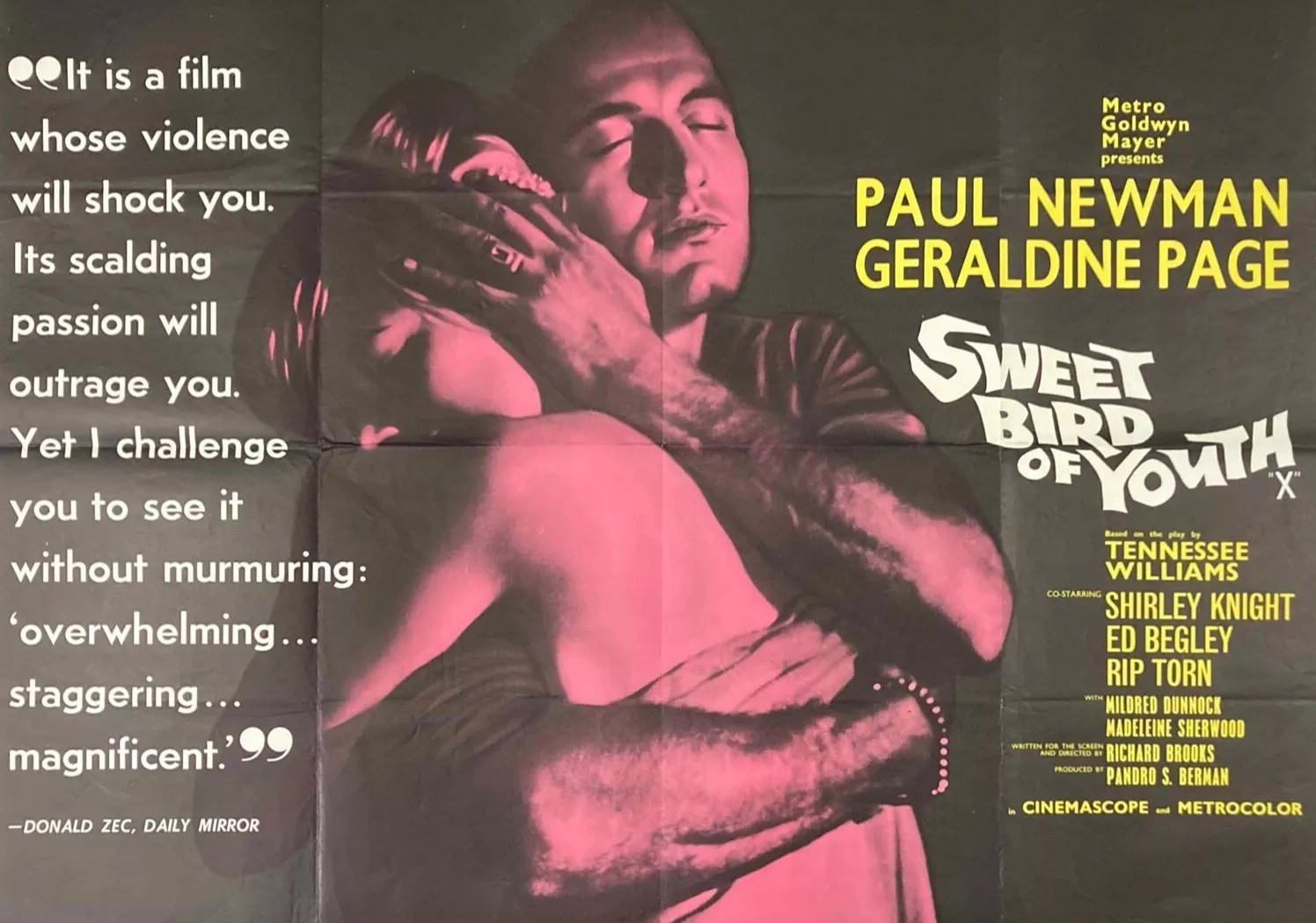 Sweet Bird of Youth (1962) *** – The Magnificent 60s